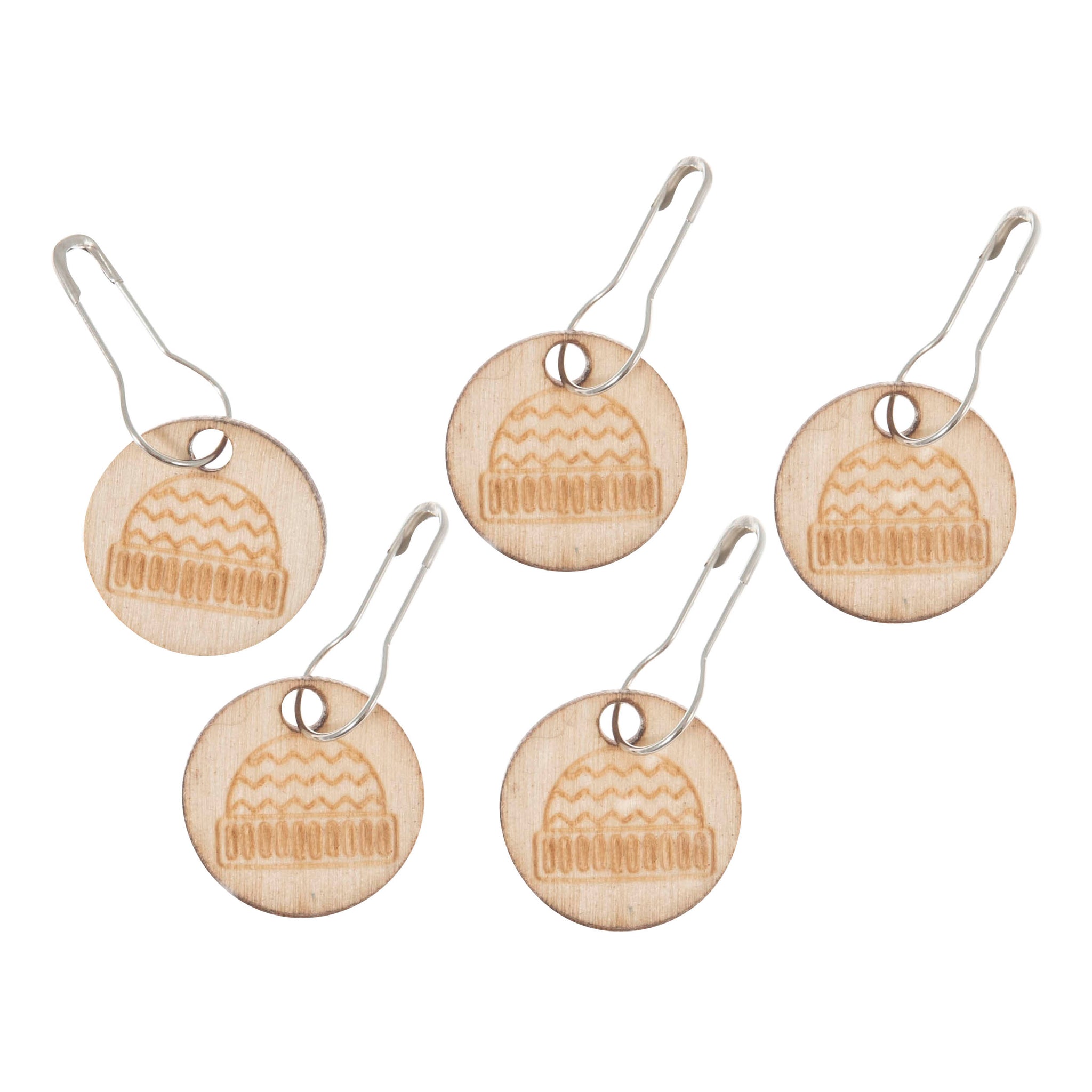 Milward Wooden Stitch Markers - Woolly Hat